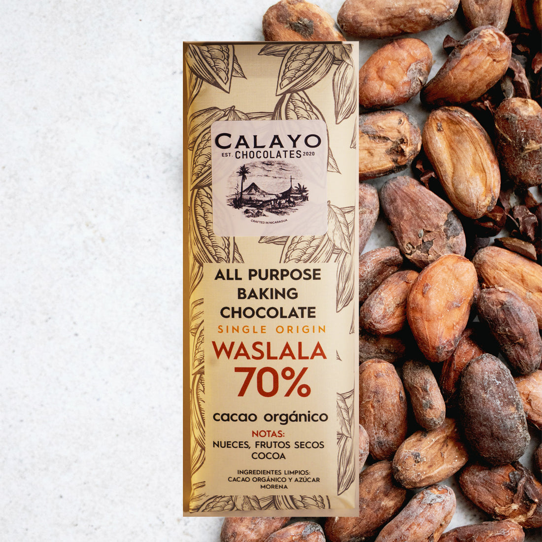 Chocolate de cocina Waslala 70% (340g) – Calayo Origins